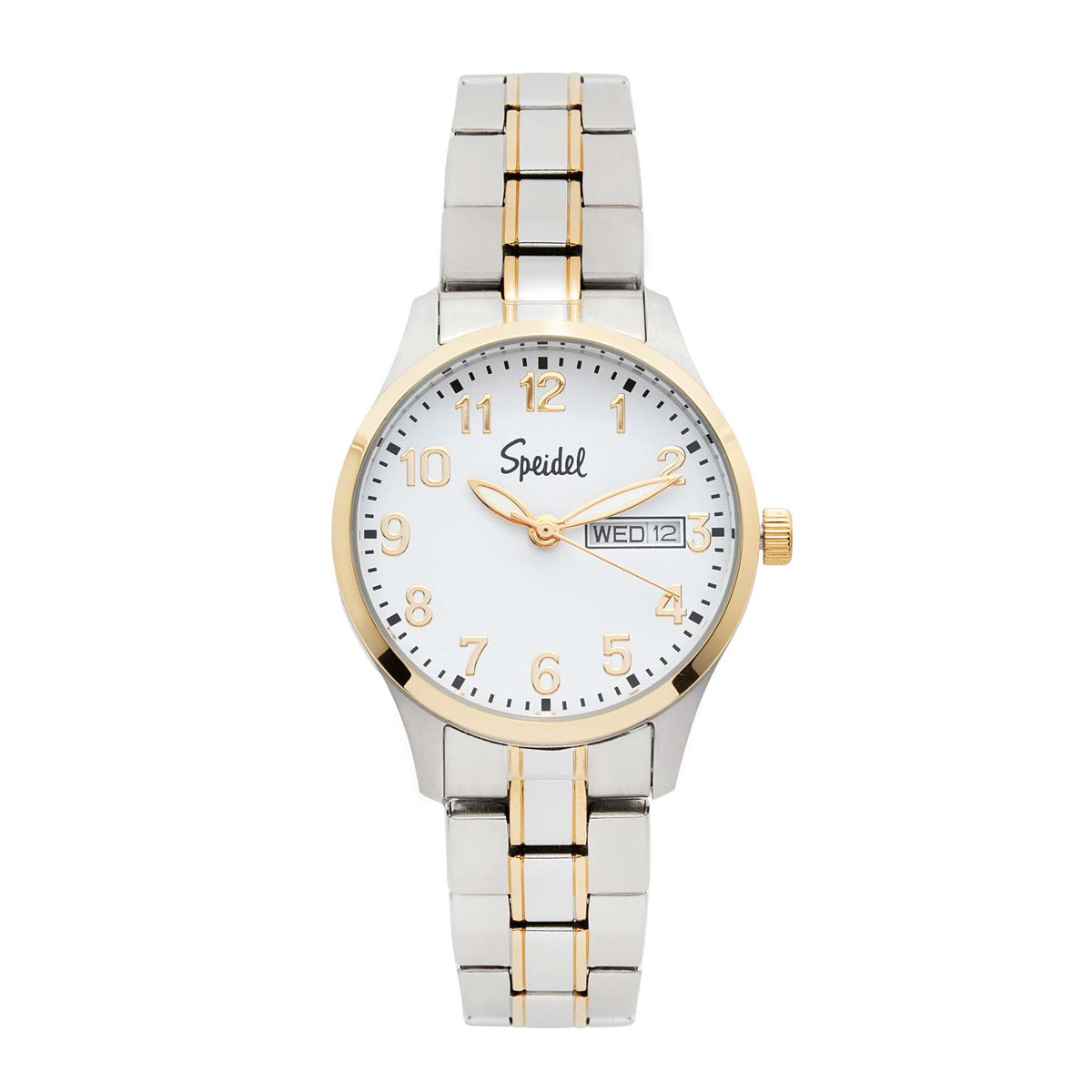 Women's Link Watch, Gold And Silver Tone Band | Speidel
