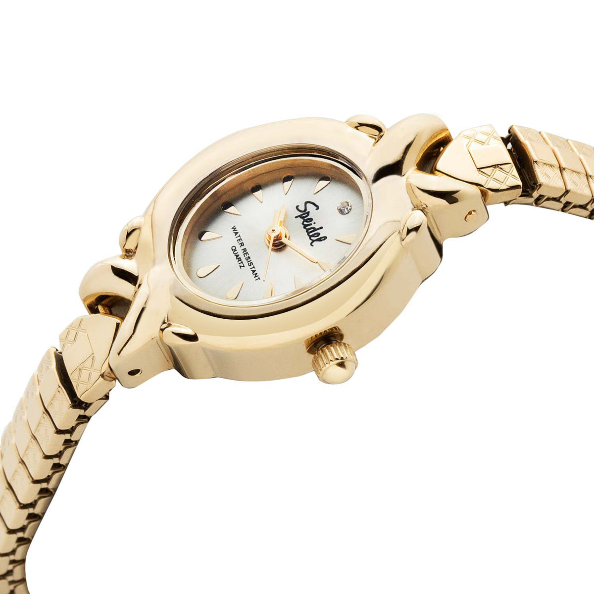 Women's C-Ring Twist-O-Flex Watch, Gold And Silver Tone Expansion Band ...